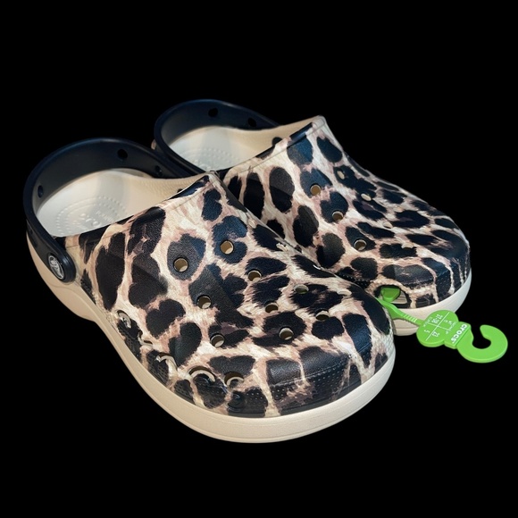 CROCS | Shoes | Crocs Womens Classic Baya Clog Sz 9 Platform Animal ...